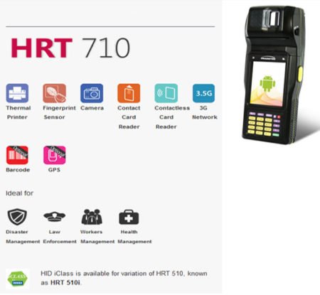 Pradotec HRT Series Android Handheld Terminals | Leading Distributor of ID Card printer, HID ...